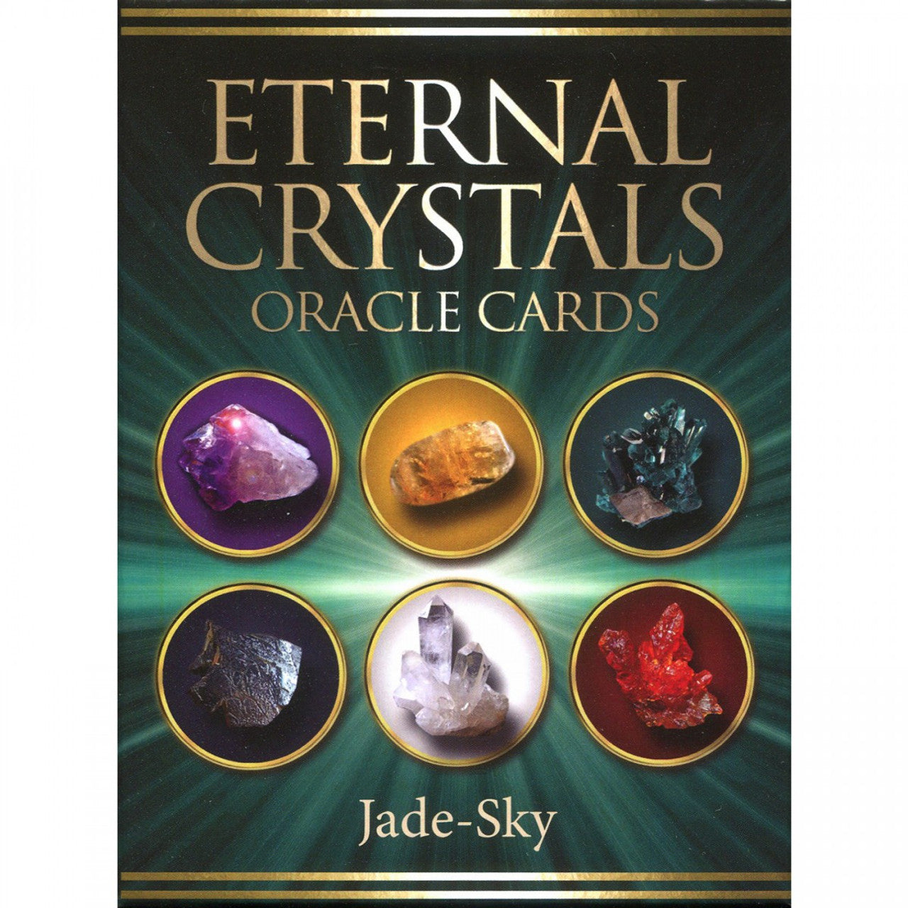Eternal Crystals Oracle Cards - Jade-Sky – magickalcrystalforest